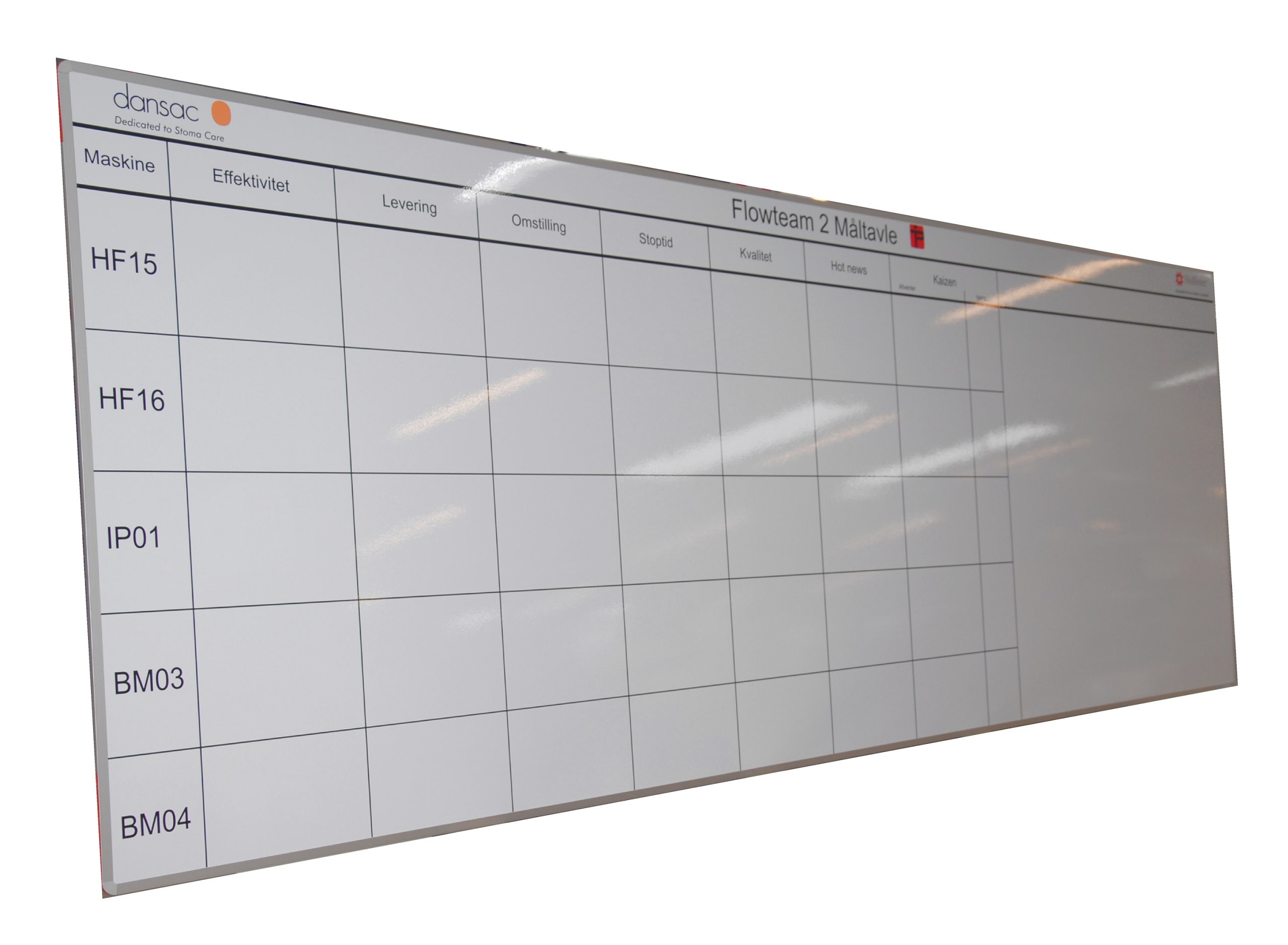 Whiteboard med eget design - Dekotryk