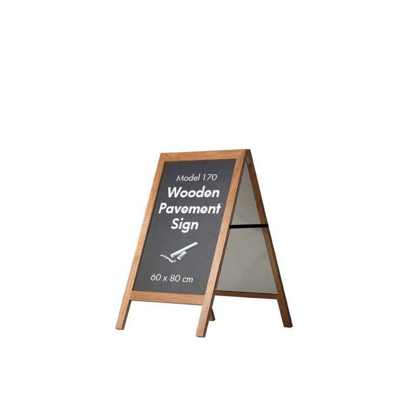 Wooden Pavement Sign - Dekotryk